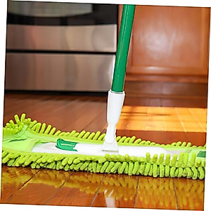 WOONEKY Adapter Silver Broom Handle Parts Broom Handle Threaded End Attachments Aluminum Alloy Extension Pole Threaded Adapter