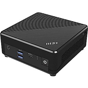 MSI Cubi N ADL Mini PC: Intel Pentium N200, Wi-Fi, Thunderbolt Type-C, Black, Non-OS/Barebone: ADL-019BUS