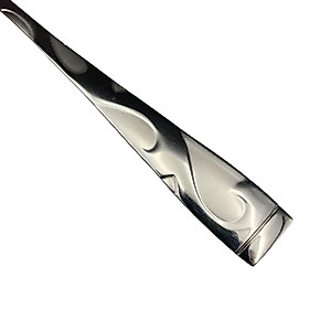 Oneida Tuscany Everyday Flatware Dinner Forks, 0.55 LB, Metallic