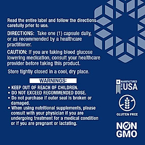 Life Extension Optimized Chromium with Crominex 3+ 500 mcg – Glucose and Cholesterol Management Supplement – Gluten-Free, Non-GMO - 60 Vegetarian Capsules