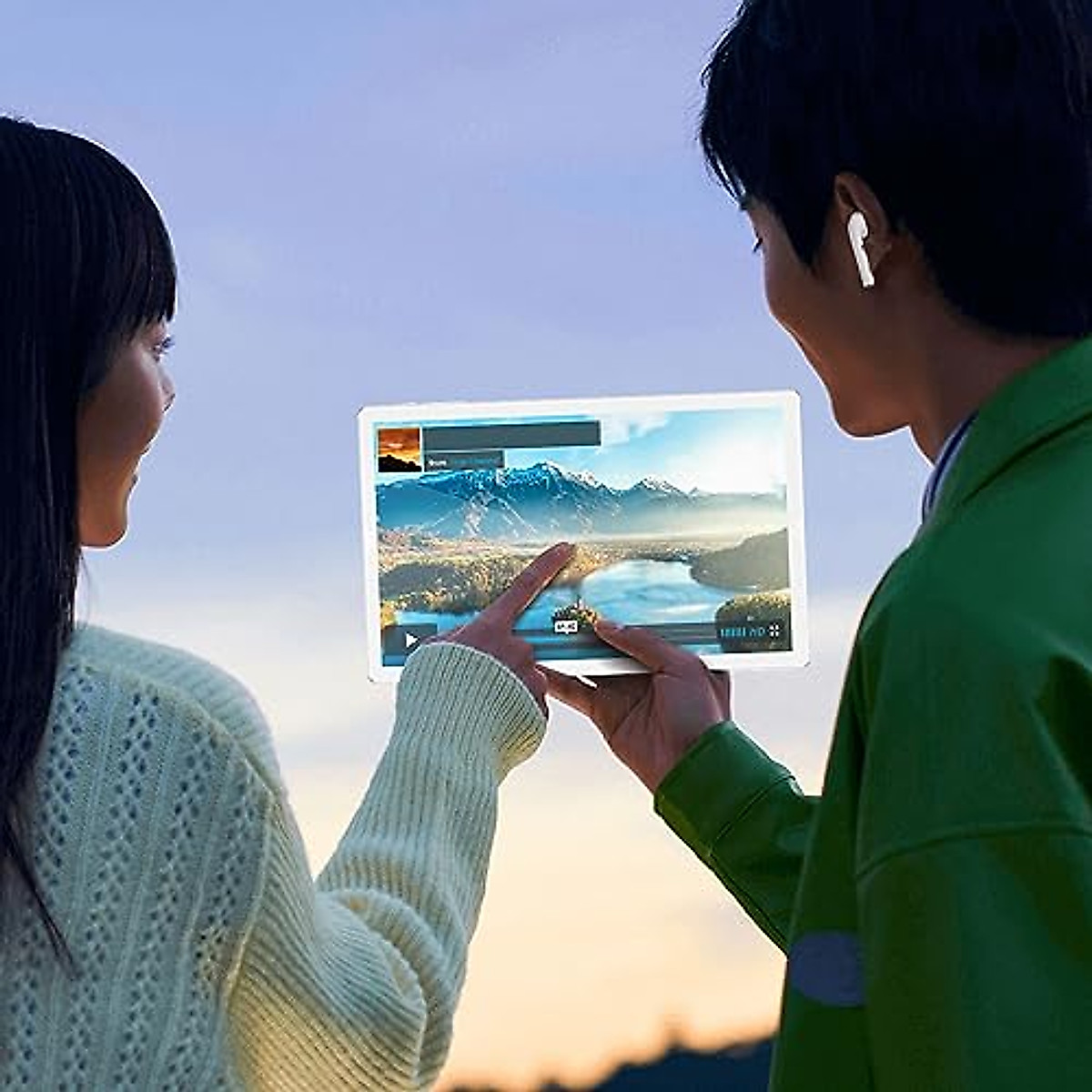 Luqeeg 10.1 Inch Tablet, 8MP 16MP Camera Dual SIM Tablet 100-240V (US Plug)