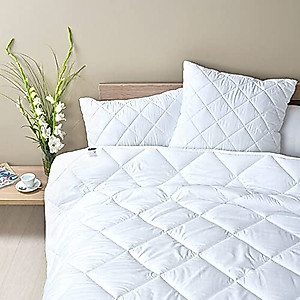 Lakesstory Double Fold Bias Tape White Quilt Binding Tape 7/8 Inch 3 Yards