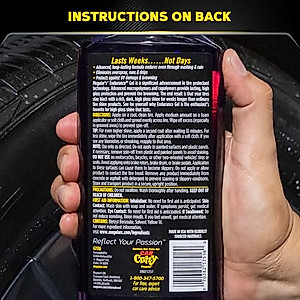 Meguiar's G7516 Endurance Tire Gel, Premium Tire Gel for a Lasting Glossy Shine - 16 Oz Bottle, PURPLE