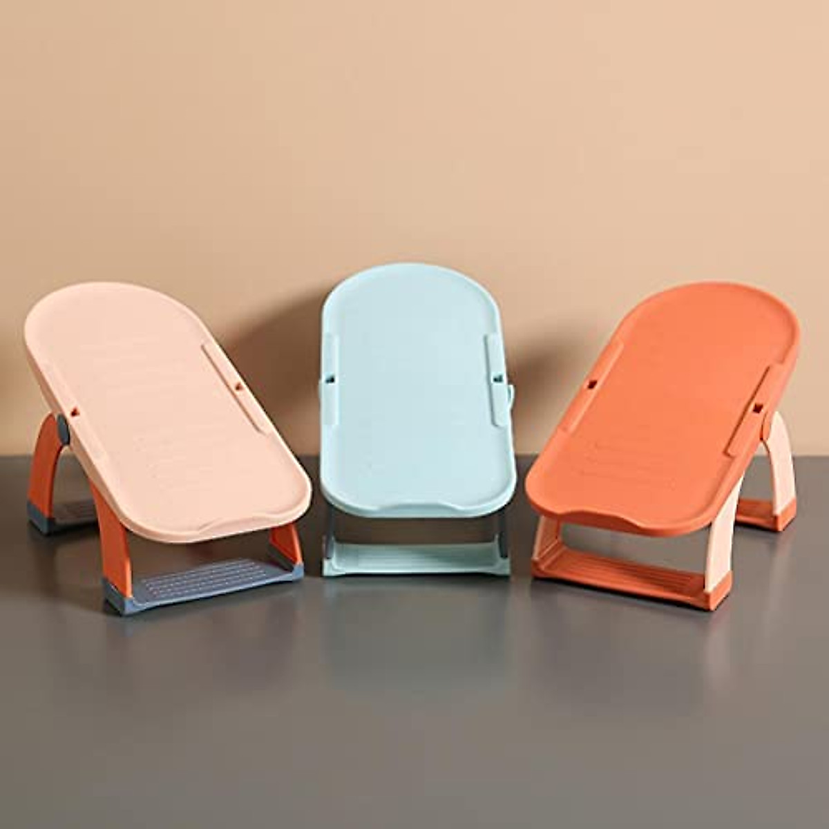 Fdit Shoe Slots,5pcs PP Adjustable Shoe Organizer Double Layer Shoe Stacker Space Saving Home Shoe Rack Holder (Blue)