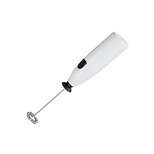 Fackelmann 7.7 x 1.4 x 1" Plastic/Stainless Steel Milk Foamer, White/Black