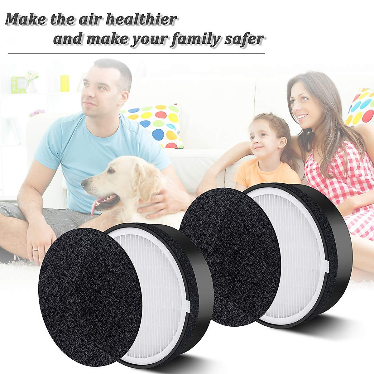 I clean LV-132 Filters,2Packs Replacment Filter Compatible with LEVOIT LV-H132 RF