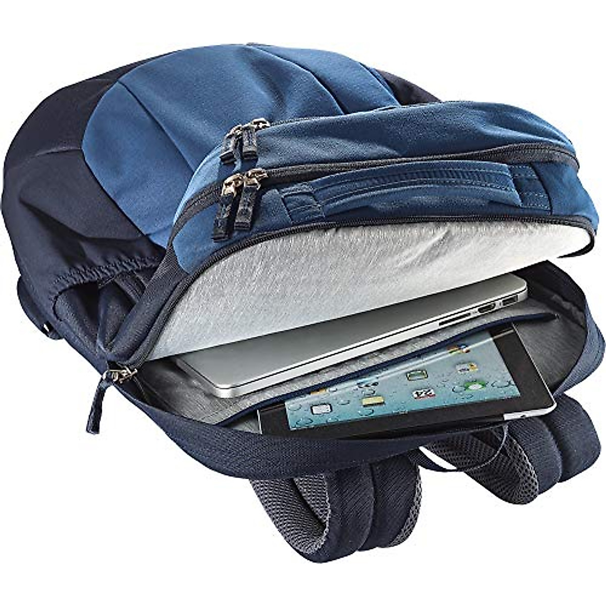 Deuter Daypack Backpacks, Steel-Navy, 28 L