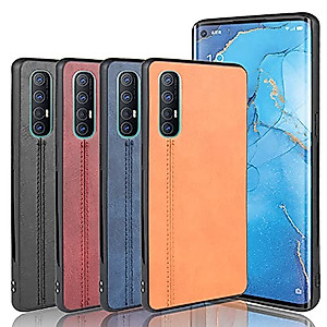 Phone Case for Oppo Find X2 Neo, Case for Oppo Find X2 Neo Cow-Like PU Leather Style Protector Cover, Non-Slip Shockproof Cover for Oppo Find X2 Neo Case