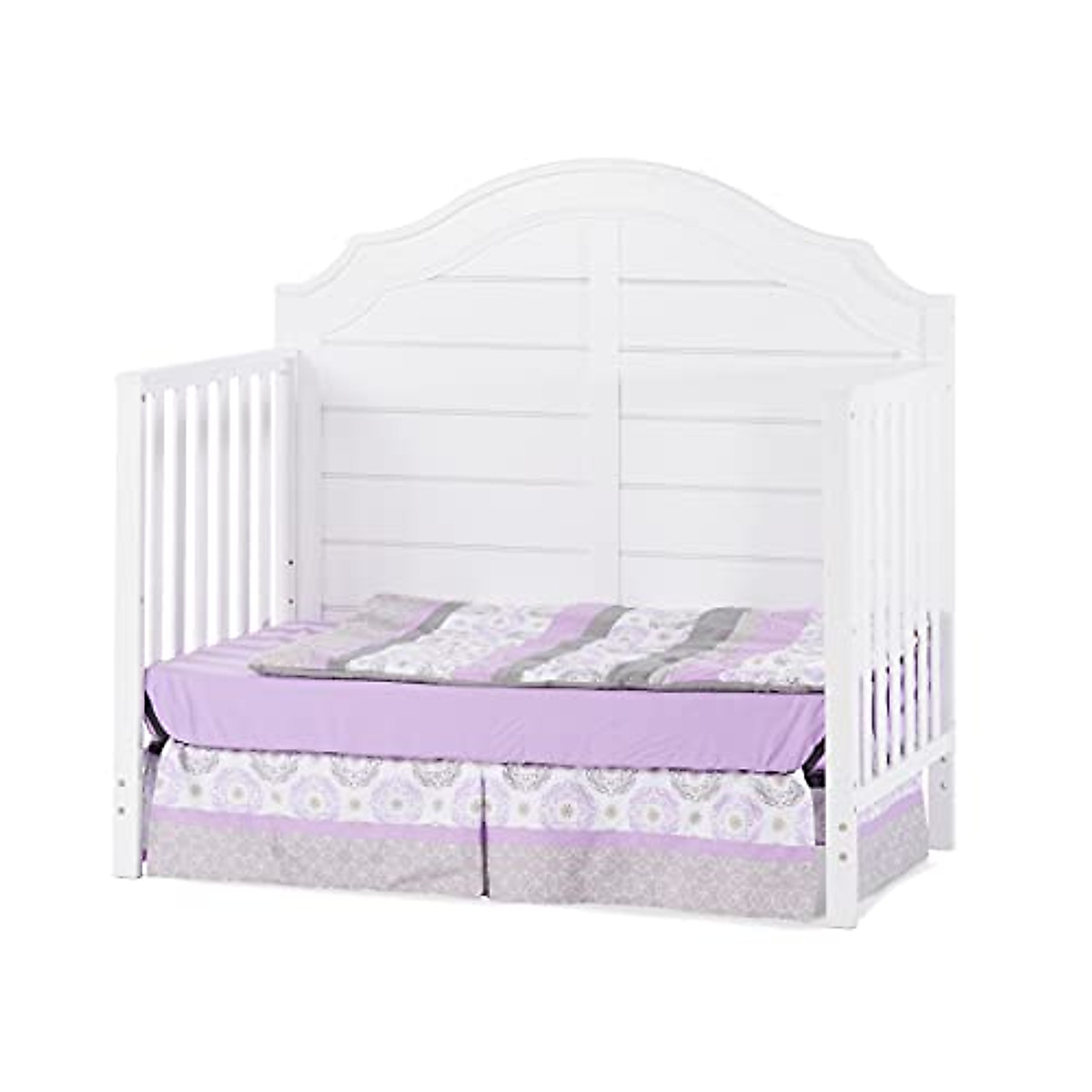Child Craft Penelope 4-in-1 Convertible Crib, Matte White