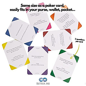 TOPIX - 424 Conversation Starters, Family Dinner Conversation Cards & Date Night Ice Breaker Topics. Uncommon Questions Stimulate Reflection for Married Couple or Old Friends, Recall Our Best Moments