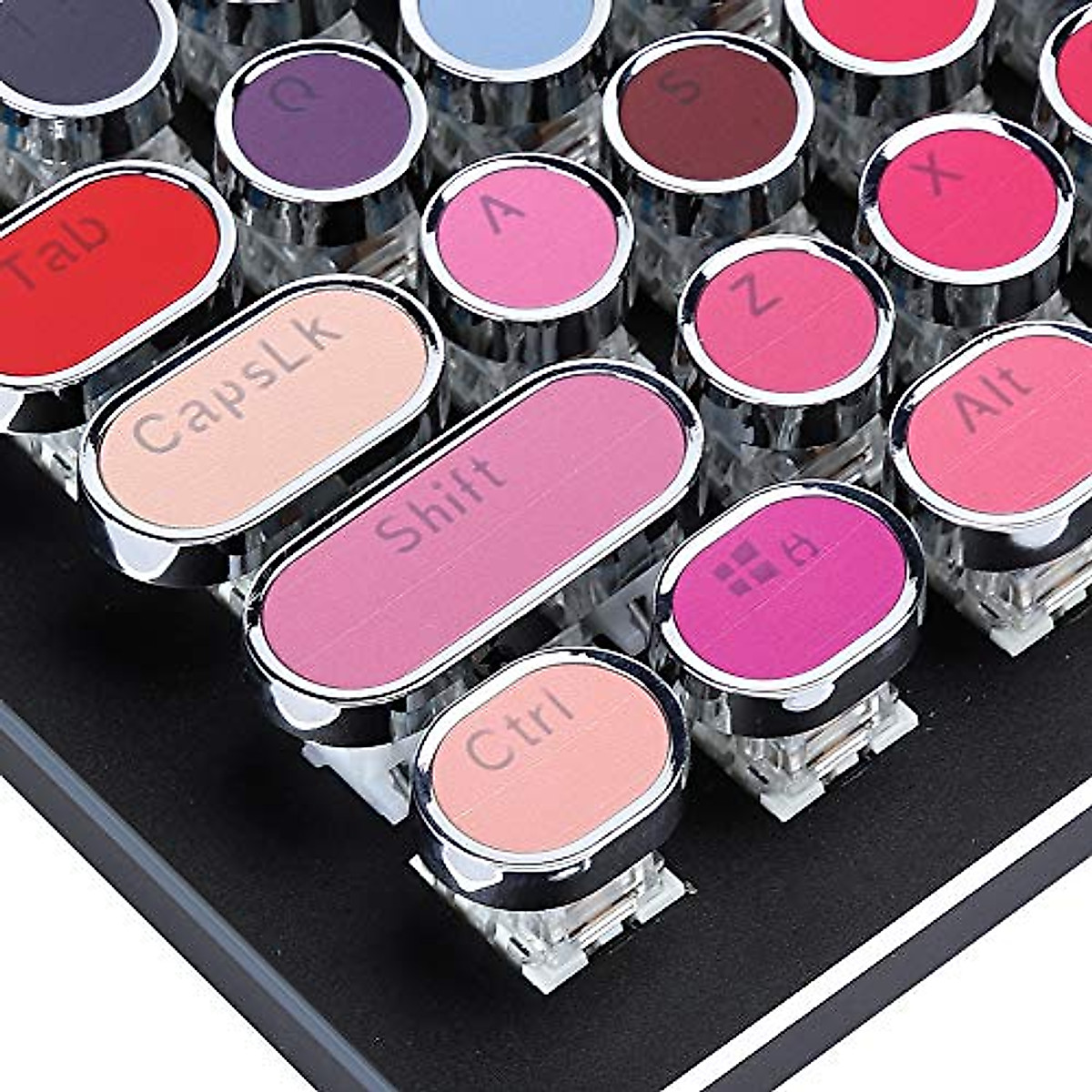 【𝐂𝐡𝐫𝐢𝐬𝐭𝐦𝐚𝐬 𝐆𝐢𝐟𝐭】 Ergonomics Wired Keyboard, Green Axis 108 Keys Cute Net Red Girl Powder USB Interface Keyboard, for Gaming PC Gamer Computer Desktop Live Streaming Girls Boys