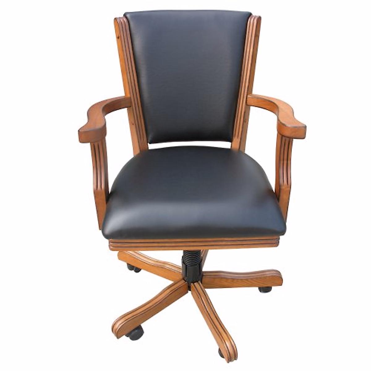 Hathaway Kingston Oak Poker Table Arm Chair - Set of 4