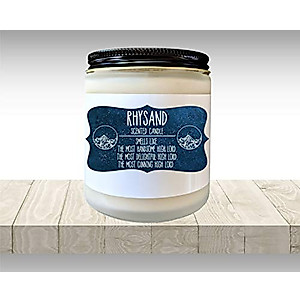 Rhysand Candle A Court Of Mist and Fury Gift ACOTAR Gift Bookish Candle Bookish Gift High Lord of the Night Court