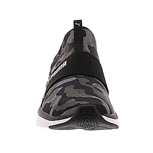 PUMA Softride Sophia Slip-On Camo AOP Women's Sneaker 8.5 B(M) US Black-Silver