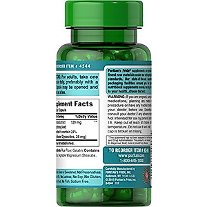Puritan's Pride Ginkgo Biloba Standardized Extract 120 mg-100 Capsules