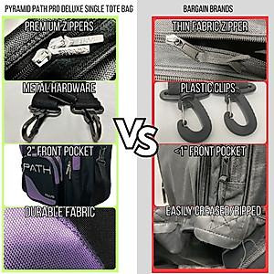 Pyramid Path Pro Deluxe Single Tote - Black/Purple