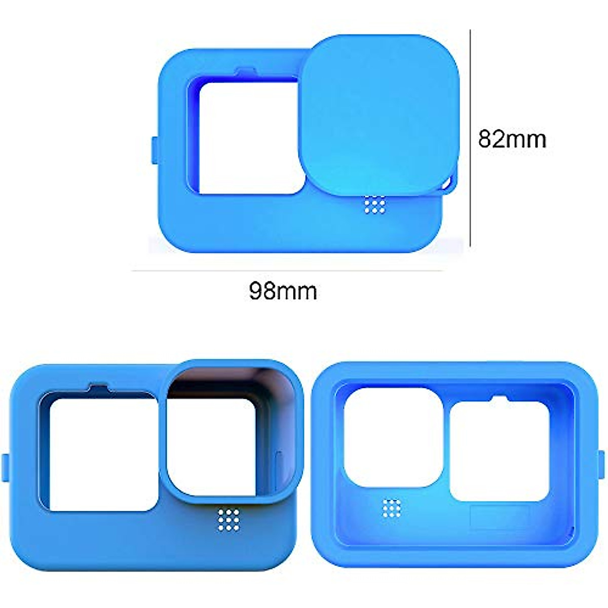 Taisioner Silicon Protective Housing Case for GoPro Hero 11 Hero 10 Hero 9 Black Sleeve Housing Frame with Lanyard and Lens Cover Accessories