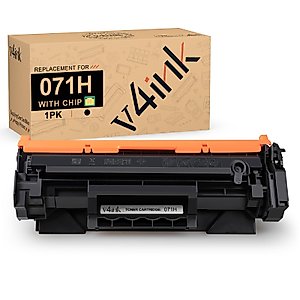 v4ink 071H Toner Cartridge with Chip Compatible Replacement for Canon 071H Black 071 High Capacity Toner Works with i-SENSYS LBP122dw MF273dw MF272dw MF275dw LBP120 MF270 Printer, Support for Fax