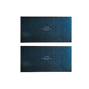 DFM Tool Works Blue Cabinet Scraper Rectangle Sets- MADE IN USA - Multiple Sizes (2, 0.032" x 2.5" x 5")