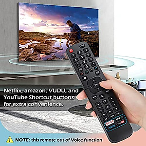 Marvour for Hisense-TV-Remote Compatible with All Hisense 4K LED HD UHD Smart TVs