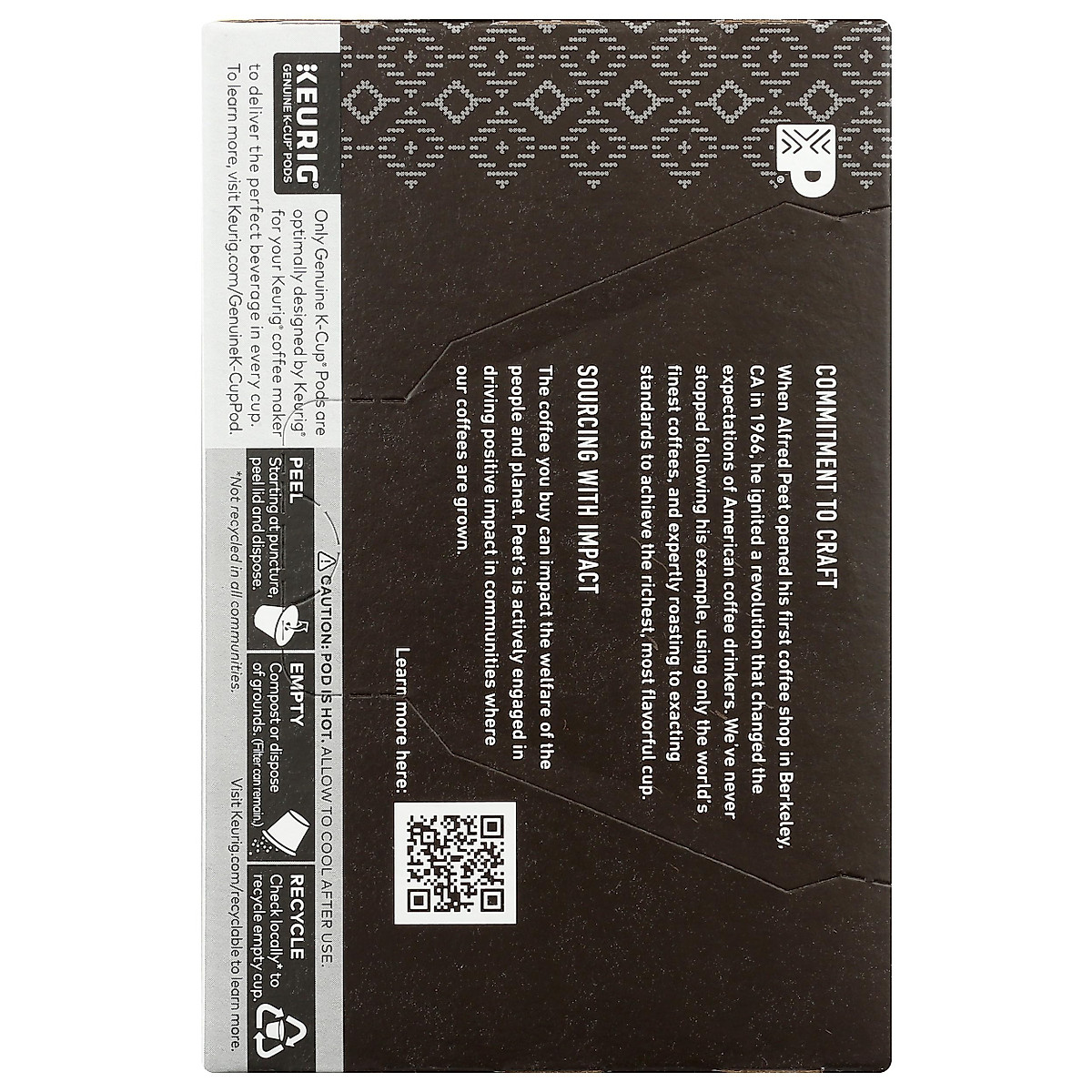 Peet's Coffee Colombia Luminosa Light Roast Coffee K-Cup Coffee Pods (10 Count)