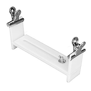 CHICIRIS Bracelet Jig, Plastic Bracelet Maker Adjustable Length Paracord Jig U Shape Bracelet Making Holder with Clamp for Wristband DIY Hand Knitting Braiding Twisting Crafting