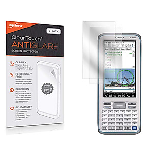 BoxWave Screen Protector Compatible with Casio FX-CG500 - ClearTouch Anti-Glare (2-Pack), Anti-Fingerprint Matte Film Skin for Casio FX-CG500