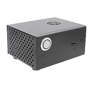 Geekworm for Raspberry Pi 3B+/3B, X820 V3.0 2.5" SATA HDD/SSD Expansion Board + Metal Case with Power Switch and Cooling Fan (Not Include Raspberry Pi)