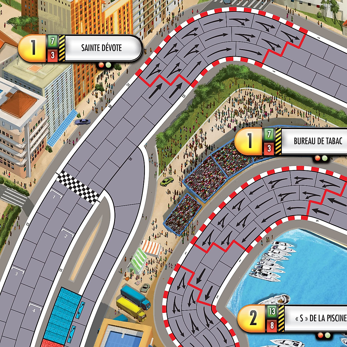 Formula D Board Game - High-Stakes Racing Thrills with Dual-Sided Tracks! Fast-Paced Strategy Game, Fun Family Game for Kids & Adults, Ages 8+, 2-10 Players, 60 Minute Playtime, Made by Zygomatic