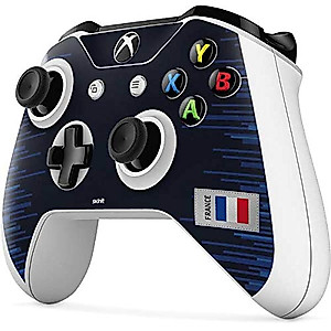 Skinit Decal Gaming Skin Compatible with Xbox One S Controller - Originally Designed France Soccer Flag Design
