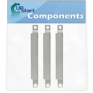 UpStart Components 3-Pack BBQ Grill Burner Crossover Tube Replacement Parts for Kenmore 415.16123801 - Compatible Barbeque Carry Over Channel Tube