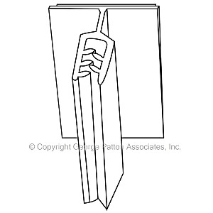 Displays2go Magnetic Price Tag Holders, Tooth-Like Gripper, Plastic, Set of 100 (Clear) (GRIPHINGEM)