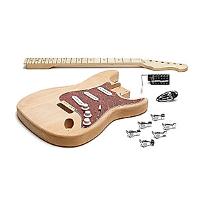 Solo ST Style DIY Guitar Kit, Alder Body, Maple FB