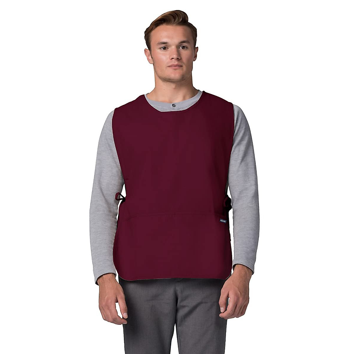 Adar Universal Cobbler Apron Multi Color 2 Pack - Unisex Cobbler Apron - 7022M - Burgundy/Navy - X