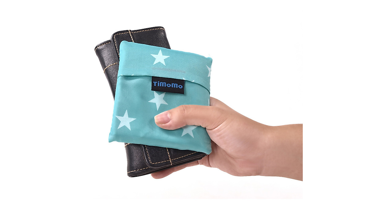 TiMoMo Folding Reusable Grocery Bags | Durable & Eco-Friendly 5-Pack