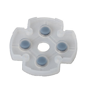 eJiasu Controller Pads All Set of Replacement Rubber Conductive Button Pad Kit for Sony PlayStation 4 Controller Gamepad (1 Set)