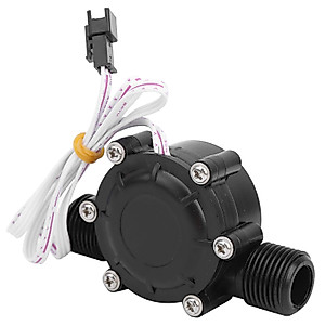 Kadimendium 3 Phase Hydro Generator AC 0-20V Multipurpose Water Turbine Generator Brushless Waterproof Water Flow Generator for Shower Head