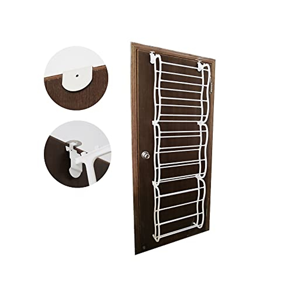 Over The Door Shoe Rack For 36 Pairs Wall Hanging Closet Organizer Space Saving