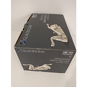Glacier Bay Constructor Bath Faucet Brushed Nickel