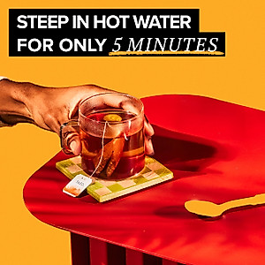 TAZO Tea Bags, Black Tea, Regenerative Organic Chai Tea, 16 Count (Pack of 6)