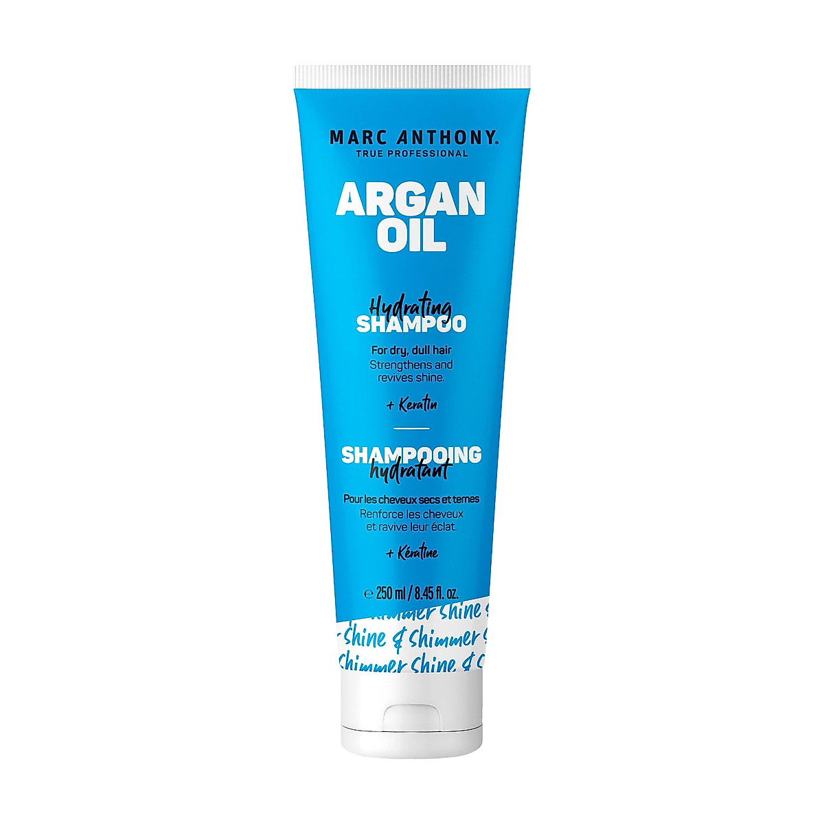 Marc Anthony Argan Oil Shampoo with Keratin - Moisturizing & Revitalizing for Dry, Dull Hair - Repairs, Strengthens & Enhances Shine with Nourishing Moroccan Argan Oil