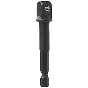 DEWALT Socket Adapter, Hex Shank, Impact Ready, 1/4-Inch to 3/8-Inch (DW2542IR)