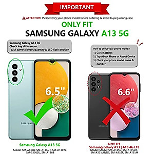 PUJUE for Samsung Galaxy A13 5G Case: Silicone Slim Full Rugged Protective Matte Cell Phone Case - Durable Drop Shockproof TPU Cute Bumper Cover (Black)