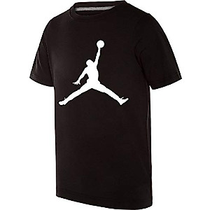 Nike Air Jordan Boys Jumpman 23 Dri-Fit T-Shirt (Large, Black)