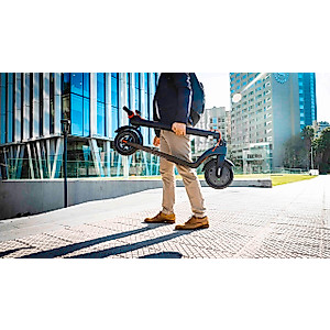 ATK H7 Adults Electric Scooter 16 Mph Speed 350W Powered Motor Commuting Electric Scooter - Foldable with Battery Power - 8.5'' solid front Tire - Up to 16 Miles Range - Water resistance