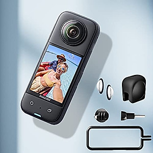 Lens Guard for Insta360 X3, Insta 360 X3 Accessories Kit Included Insta 360 X3 Lens Cap, Mounting Bracket and Lens Guard for Insta360 X3 Action Camera