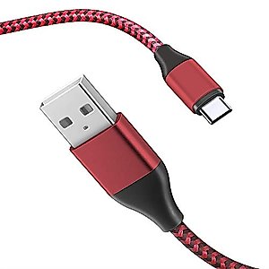 [2 PCS] USB Type C Cable, 10FT Charging Cord for Samsung Galaxy Tab S7 S6 S5E, S4 10.5(2018), S3 9.7(2017), Tab A7 10.4" 8.7", Tab A 10.1(2019), 10.5(2018) Tablet, S10 S9 S8 Plus Charger Cable