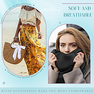 Hicarer 12 Pcs 35 Inch Satin Head Scarf Square Silk Like Neck Scarf Large Hair Scarf Silk Lightweight Hair Wrapping for Women(Simple Style)