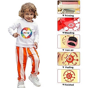 HTV Iron on Vinyl 12Inch by 12ft Roll Heat Transfer Vinyl for T-Shirt HTV Vinyl Rolls for All Cutter Machine - Easy to Cut & Weed for Heat Transfer Design (12ft, Red)