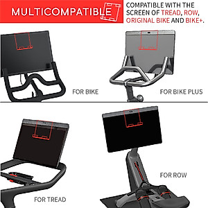 Doubleplus Tablet Holder Compatible with Peloton Bike & Bike Plus & Tread & Row, Holder for iPad, Tablet Stand, Compatible with Myx Fitness bike, Mount for Kindle and eReader, Accessories for Home Gym